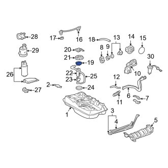 Toyota Camry OEM Fuel System Parts | Pumps, Lines — CARiD.com