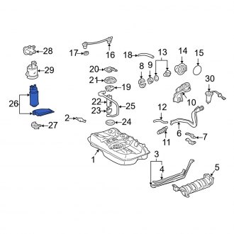 Toyota Matrix OEM Fuel System Parts | Pumps, Lines — CARiD.com