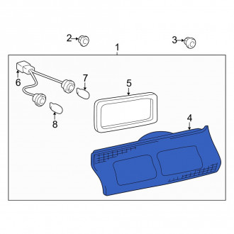 Toyota Camry OEM Tail Lights | LED, Fiber Optic — CARiD.com