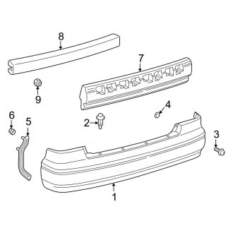 1997 Toyota Camry OEM Bumpers - Front & Rear | CARiD