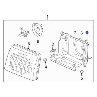 Toyota Land Cruiser OEM Headlights | Projector, LED, HID, Halo — CARiD.com