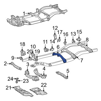 Toyota Tacoma Chassis Frames & Body Parts — CARiD.com