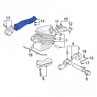 Toyota Tacoma OEM Air Intake Parts | Filters, Manifolds — CARiD.com