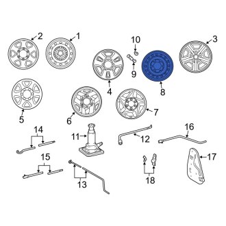 Toyota Tacoma OEM Wheels | Original Steel & Alloy Wheels — CARiD.com