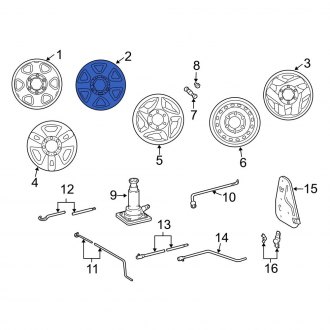 Toyota 4Runner Factory Steel Wheels — CARiD.com