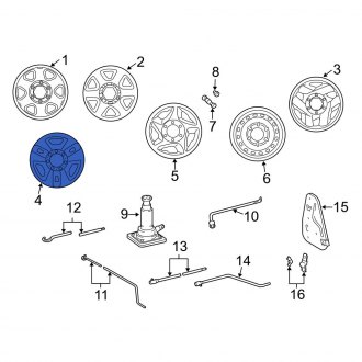 Toyota 4Runner OEM Wheels | Original Steel & Alloy Wheels — CARiD.com