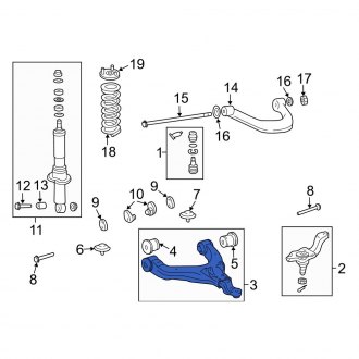 Toyota Tacoma OEM Suspension Parts | Shocks, Struts — CARiD.com