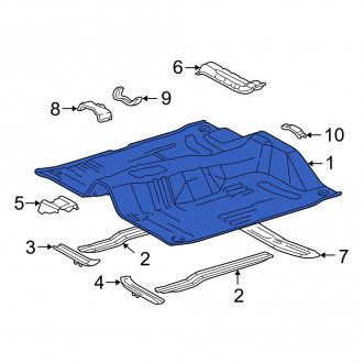Toyota Tacoma Replacement Floor Pans — CARiD.com