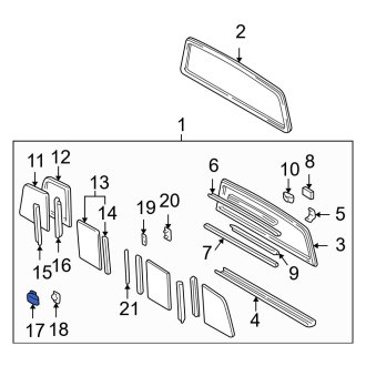 Toyota Tacoma Window Hardware — CARID.com