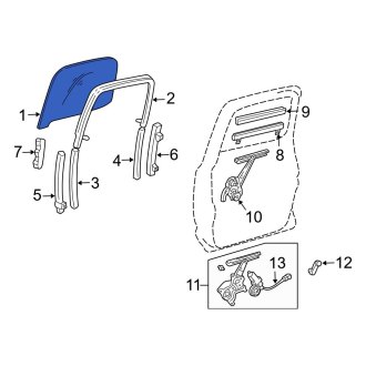 Toyota Tacoma Window Glass | Door Glass — CARiD.com