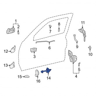 Toyota Tacoma Door Hinges, Pin & Bushing Kits – CARiD.com