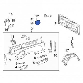 Toyota Tacoma Fuel Doors & Parts — CARiD.com