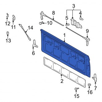 Toyota Tacoma Replacement Tailgates — CARiD.com