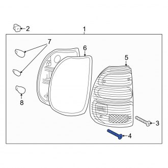 Toyota Tacoma OEM Tail Lights - LED, Fiber Optic | CARiD