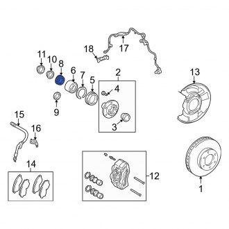 Toyota Tundra OEM Brake Parts - Pads, Bleeders, Rotors | CARiD