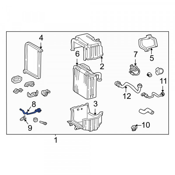Toyota OE 8862516210 - A/C Evaporator Temperature Sensor