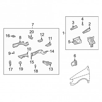 Toyota Sienna Replacement Chassis Frames & Rails - CARiD.com