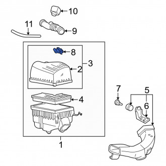 Toyota 4Runner OEM Air Intake Parts - Filters, Manifolds | CARiD