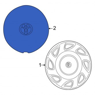 Toyota Sienna OEM Wheel Center Caps | Emblems, Logos — CARiD.com