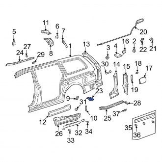 Toyota Sienna OEM Quarter Panels & Parts | Rear & Front — CARiD.com