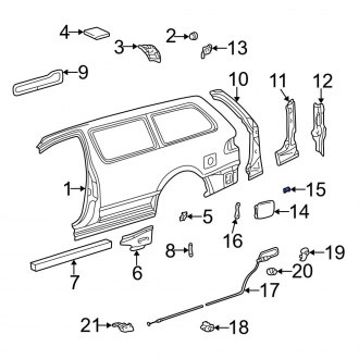 Toyota Sequoia OEM Quarter Panels & Parts | Rear & Front — CARiD.com
