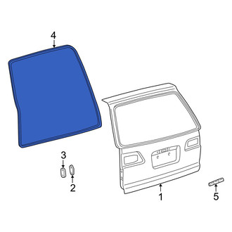 Toyota Sienna Trunk & Tailgate Seals — CARID.com
