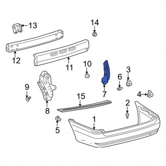 Toyota Sienna Bumper Seals, Gaskets & Impact Strips — CARiD.com