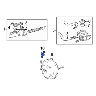 Toyota Sienna Power Brake Boosters & Parts - Vacuum Boosters | CARiD