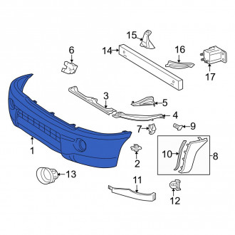 Toyota Tacoma OEM Bumpers | Genuine Front & Rear Bumpers — CARiD.com