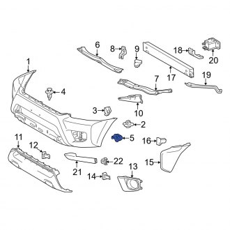 Toyota Tacoma OEM Bumpers | Genuine Front & Rear Bumpers — CARiD.com