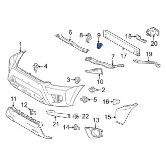 Toyota Tacoma OEM Bumpers | Genuine Front & Rear Bumpers — CARiD.com