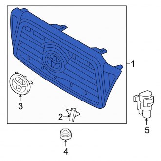 Toyota Tacoma OEM Grilles - Factory Billet & Mesh Grilles | CARiD