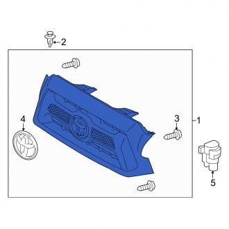 Toyota Tacoma OEM Grilles - Factory Billet & Mesh Grilles | CARiD