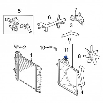 Toyota Tacoma Coolant Overflow Tanks — CARiD.com