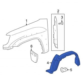 Toyota Tacoma OEM Fenders | Factory Front & Rear Fenders — CARiD.com