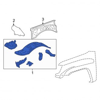 Toyota Tacoma Inner Fenders - Wells, Liners, Shields | CARiD
