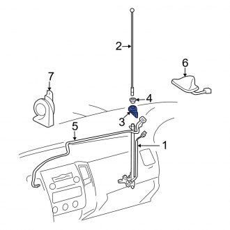 Toyota Tacoma OEM Interior Parts | Audio, Floor Mats — CARiD.com