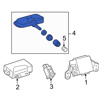 Toyota Tacoma OEM TPMS Sensors - Bluetooth, Wireless, USB | CARiD
