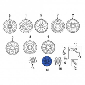 Toyota Tacoma Wheel Center Caps | CARiD