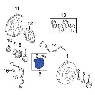 Toyota Tacoma OEM Driveline & Axle Parts - Hubs, CV-Joints | CARiD