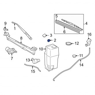 Toyota 4Runner OEM Wiper Blade & Washer Parts | Motors, Arms — CARiD.com
