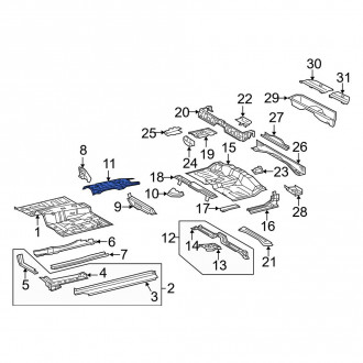 Toyota Tacoma Replacement Floor Pans — CARiD.com