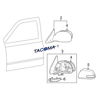 Toyota Tacoma OEM Doors & Parts | Shells, Panels, Armrests — CARiD.com