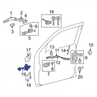 Toyota Tacoma Door Hinges, Pin & Bushing Kits – CARiD.com