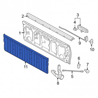 Toyota Tacoma Trunk & Tailgate Moldings — CARID.com