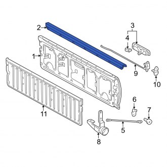 Toyota Tacoma Trunk & Tailgate Moldings — CARID.com