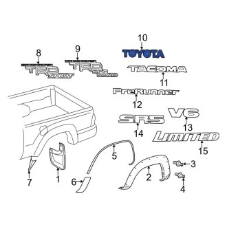 Toyota Tacoma Logos — CARiD.com