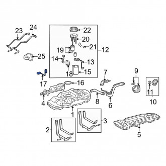 Toyota Tacoma OEM Fuel System Parts | Pumps, Lines — CARiD.com