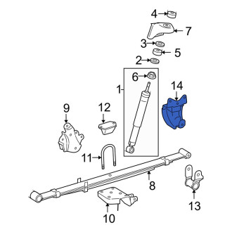Toyota Tacoma OEM Suspension Parts | Shocks, Struts — CARiD.com