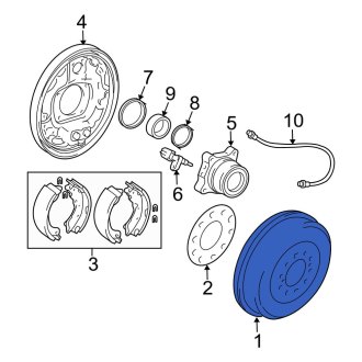 Toyota Tacoma OEM Brake Parts | Pads, Bleeders, Rotors — CARiD.com